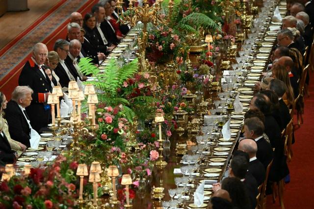 A Look Inside the Lavish State Banquet for Trump at Windsor Castle ...