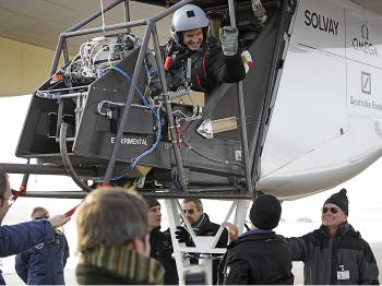 First Solar-Powered Airplane Takes Flight | The Epoch Times