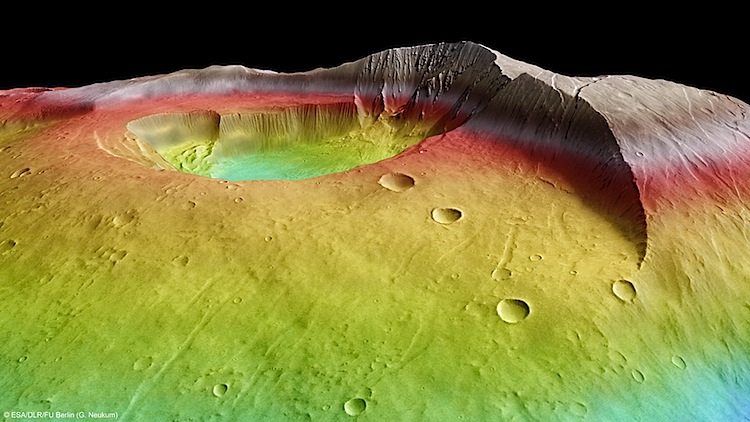 Tharsis Tholus Rainbow Volcano on Mars (Photos) | The Epoch Times