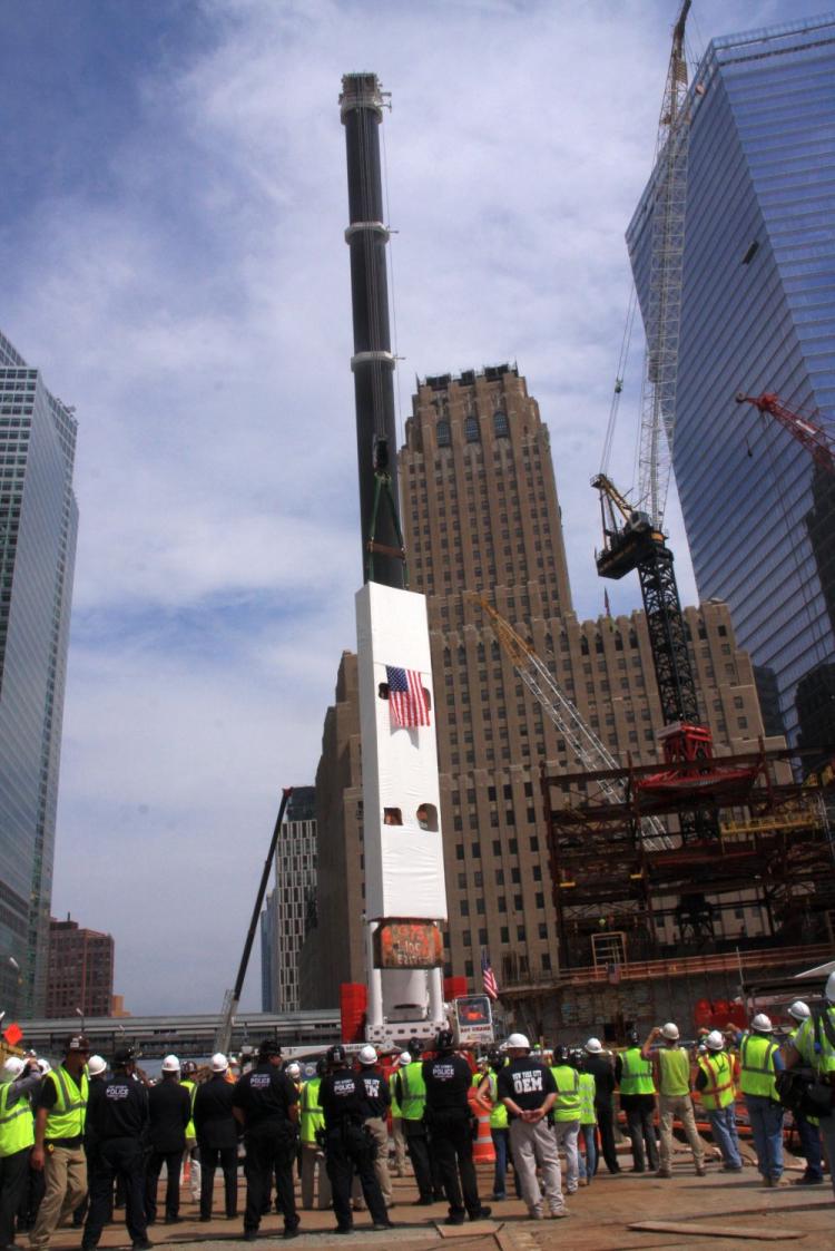 Last Column of WTC Wreckage Moved to Resting Place | The Epoch Times